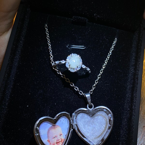 DIY Heart Locket Necklace Breast Milk Kit / Everything Included - Etsy