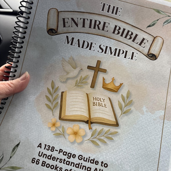 Entire Bible Made Simple, Bible Book Summary, Bible Summary Guide ...