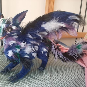 Falkor Never Ending Story Lucky Dragon Dog Art Doll Sculpture Ooak ...