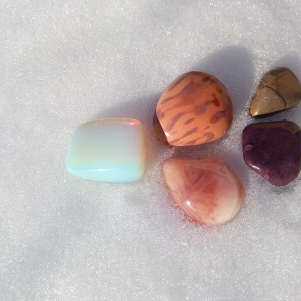 Australian Print Stone Crystal - Tumbled Stone - Polished Stone ...