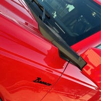 2X Demon Hound Hellhound Dog Redeye Emblem Badge for Charger Challenger ...