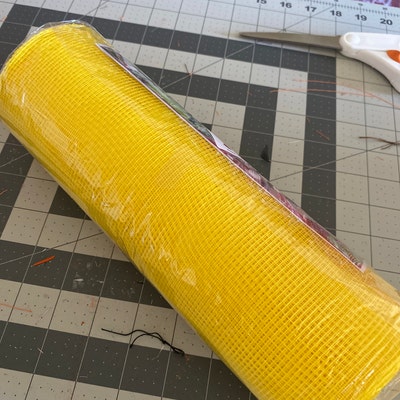 Poly Deco Mesh Yellow Deco Mesh 10 X 10 Yards RE130229 - Etsy