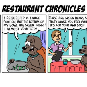 CUSTOM Color Comic Strip Made to Order - Etsy