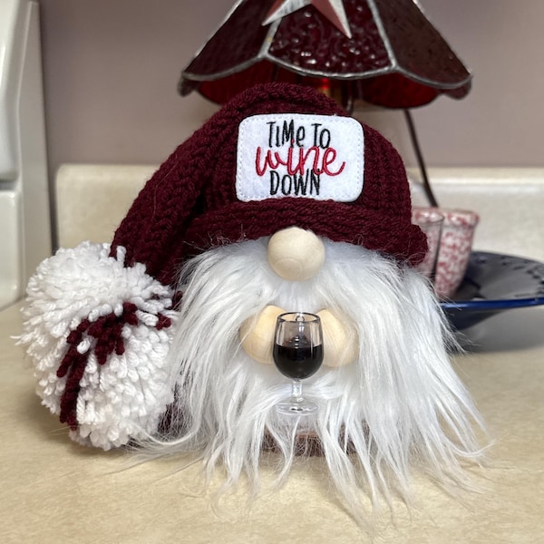 Chef Gnome, Kitchen Gnome, Farmhouse Decor, Knitted Gnome, Baker Gnome ...