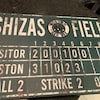 Custom Baseball Scoreboard Sign Vintage Game Room Decor Man Cave Decor ...