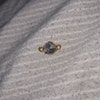 Natural Garnet Raw Connector Gold and Silver Electroplated - Etsy