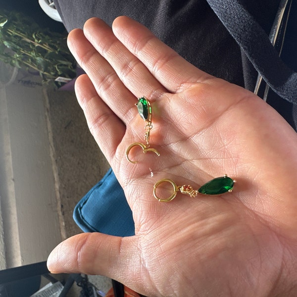 Plated With 14K Gold S925 Silver Howl Earrings Howls Moving Castle Sterling Silver - Etsy