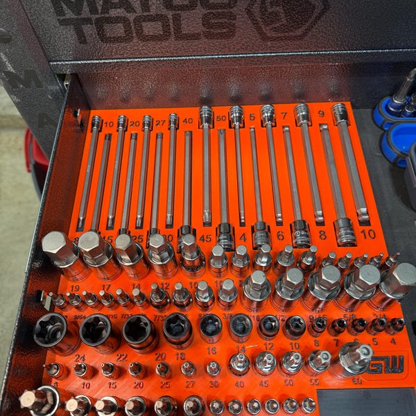 Metric Long Hex Socket Organizer - Etsy