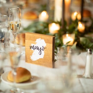 Wooden Hand Lettered Table Numbers - Etsy