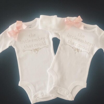 The Little Embryo That Could Bodysuit Gift for IVF Baby - Etsy