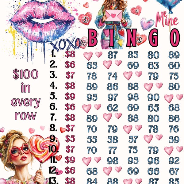 Mardi Gras Last Man Standing Bingo Board, Pro. Board, Themed Bingo ...