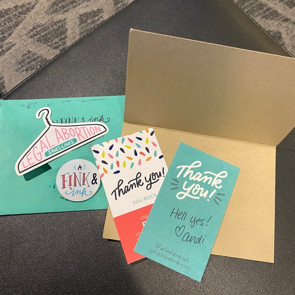 Legal Abortion Saves Lives Vinyl Die-cut Stickers - 3" X 2" - Pro ...