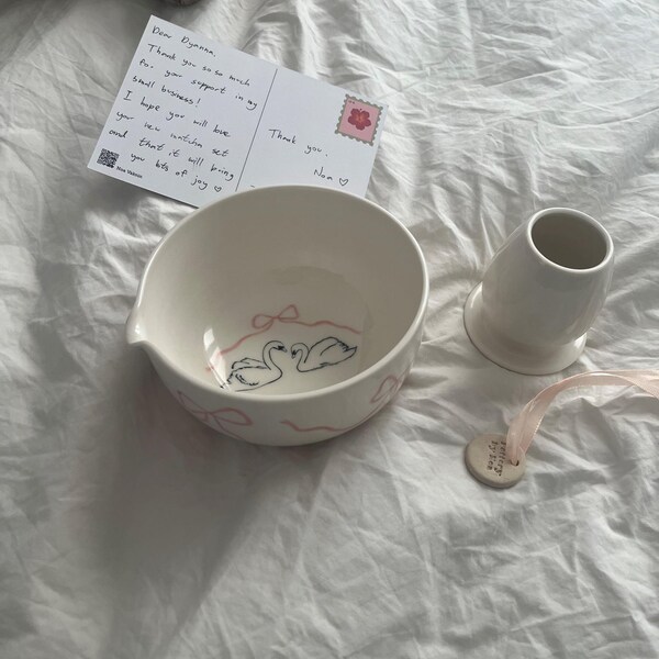 Handmade Cute Ceramic Bow Ring Dish | Blue Trinket Dish With Bows Decor ...