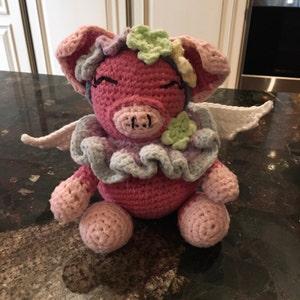 Amigurumi Crochet Pattern Pippa the Pig Angel ENGLISH ONLY | Etsy