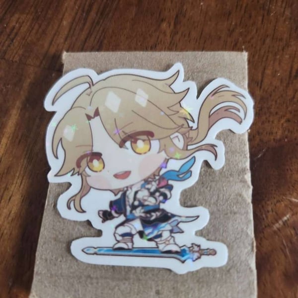 Honkai: Star Rail Holographic Glitter Acrylic Charms - Etsy