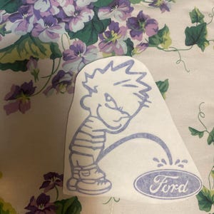 Splat Man Window Splat Designs Sticker 5.5 X 5.5 - Etsy