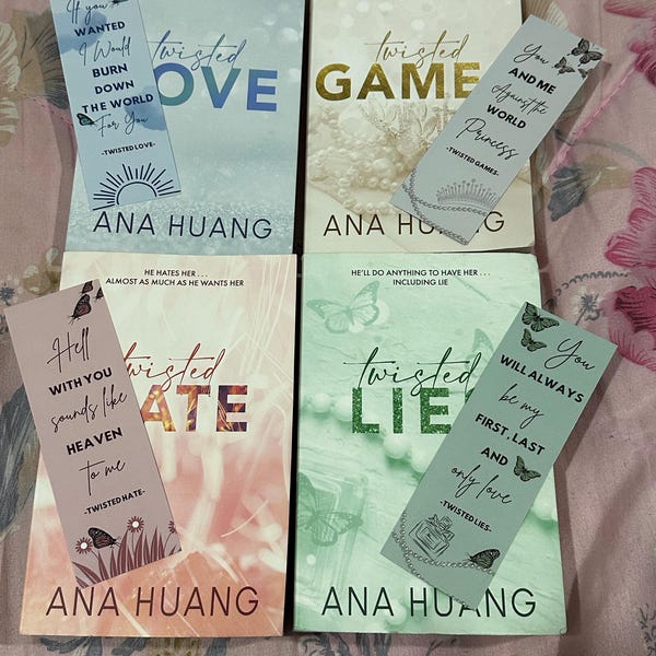 Twisted Series Bookmarks - Twisted Love | Twisted Games | Twisted Hate ...