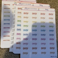 Birthday Balloon Rainbow Printable Planner Stickers PDF JPEG - Etsy UK