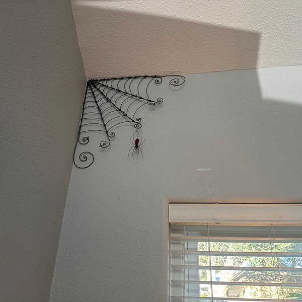 Twisted 12 Barbed Wire Corner Spider Web - Etsy