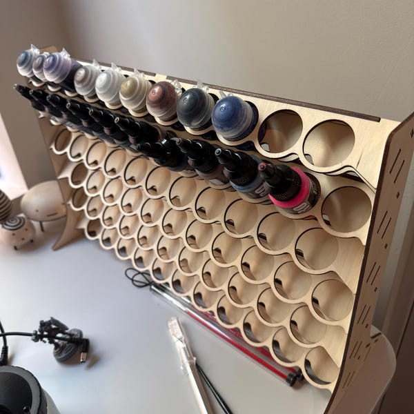 Modular Series Paint Rack for Pro Acryl, Citadel, Army Painter, Tamiya ...
