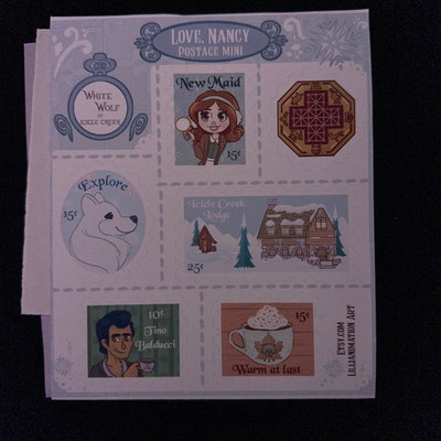 Nancy Drew Scoops Ice Cream Sticker Sheet Alibi in Ashes Laptop Gaming ...