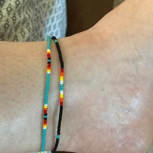 Dainty Native American Style Anklet Bracelet, Minimalist and Dainty ...