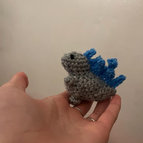Godzilla Crochet Plushie Pattern: Amigurumi Dinosaur (PDF Pattern) - Etsy