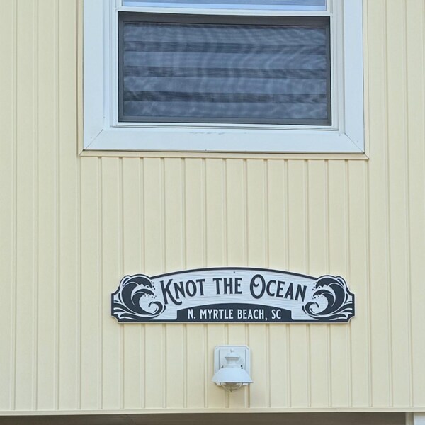 Personalized Custom PVC Sign for Your Beach Home Coastal Retreat ...