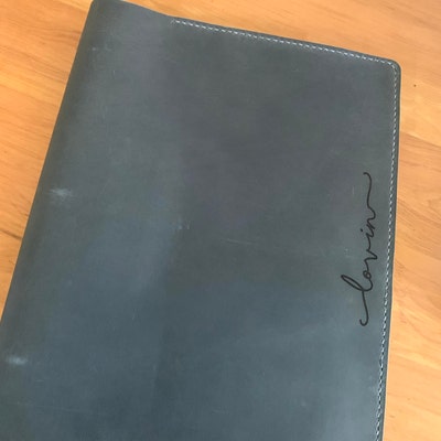 Leather Binder 3-ring, Compatible 8.5 X 11 Refill Paper, A5, B5 Paper ...