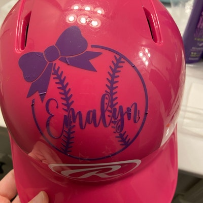 Personalized Softball Decal/custom Softball Decal/softball Sticker ...