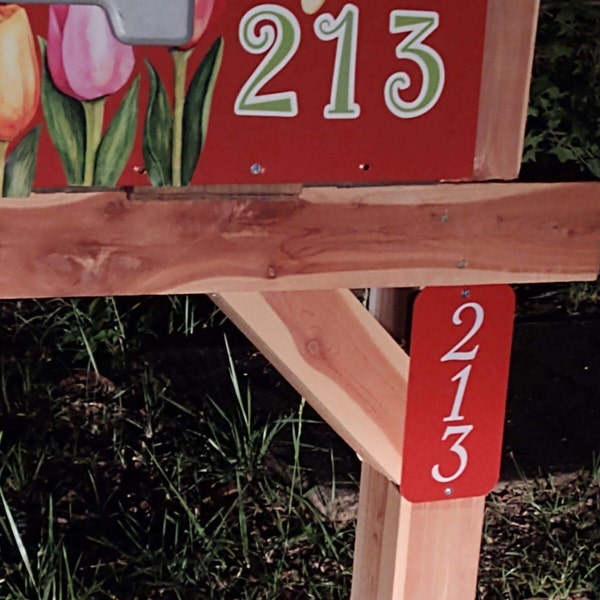 8x4 Reflective Custom Address Sign - Etsy