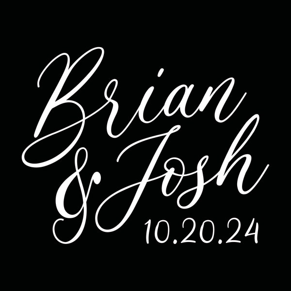 Monogram for Wedding, Gobo Monogram, Wedding Gobo Monogram, Static Gobo ...