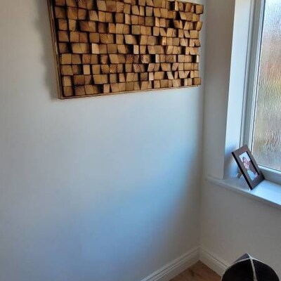 Wood Wall Art, Wood Wall Panel Art, Wood Wall Decor, Sound Diffuser ...