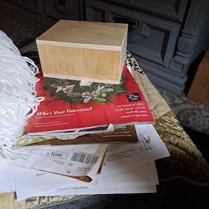 Nesting Cubes, Unfinished Space Saving Wood Craft Nesting Cube Boxes ...