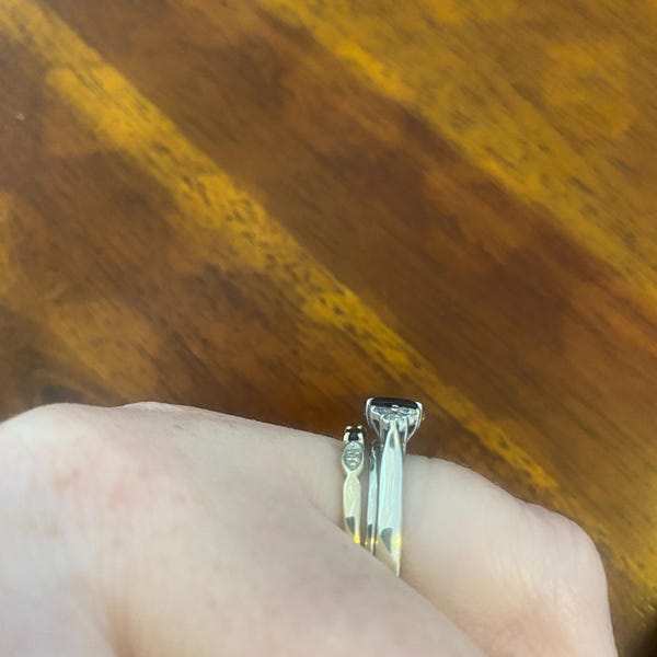 Solid Yellow Gold 1mm Ring, 10K / 14K Yellow Gold Simple Half Round ...