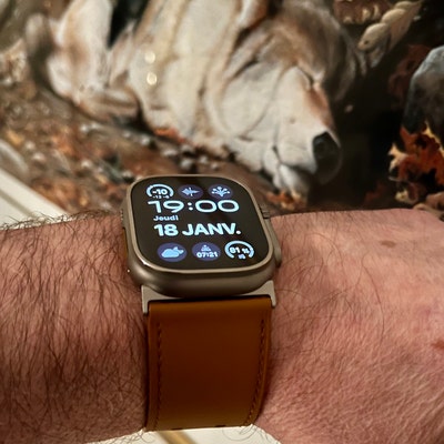 Tefeca Fortitude Series Ultra Wide Hook and Loop Band for Apple Watch ...