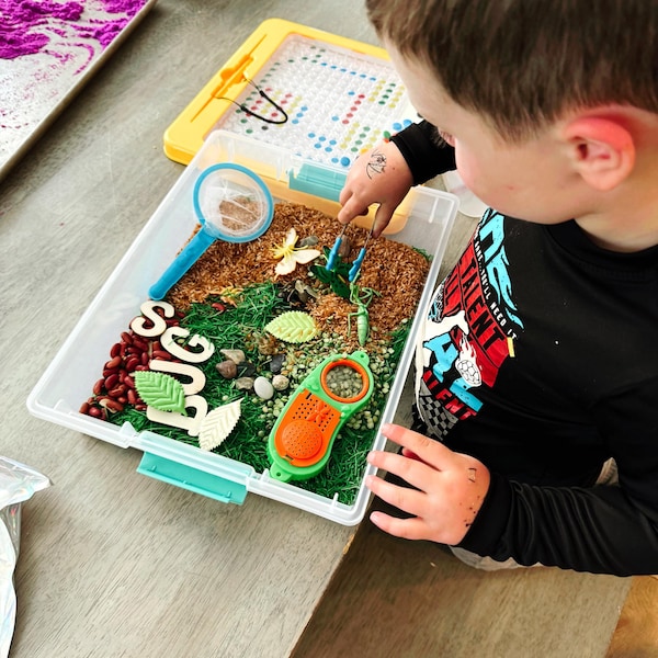 Camping Sensory Bin, Nature Sensory Bin, Sensory Activity, Sensory Bin ...