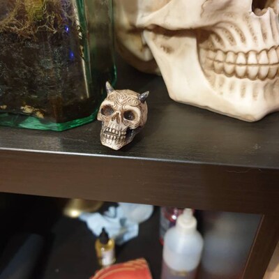 Demon Skull Uncut Blank Ignition Key for All Motorcycles Harley ...