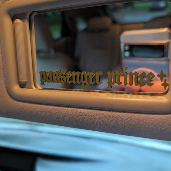 Passenger Prince Vinyl Decal | Car Window Rearview Mirror Bumper ...