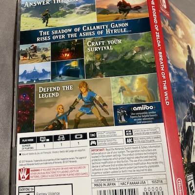 Nintendo Switch Box Art Cover Replacement Artwork - Etsy