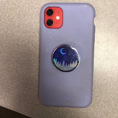 Mini Sticker Holographic Nature Sticker Pop-socket Sticker - Etsy