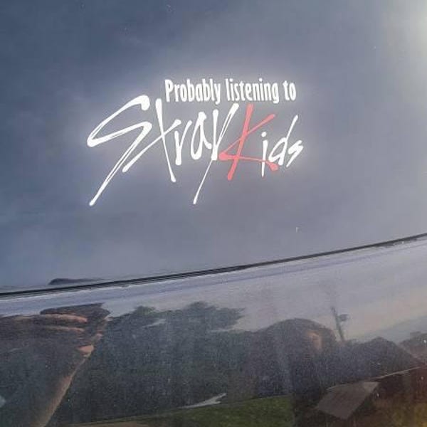 Listening to STRAY KIDS Decal - Etsy