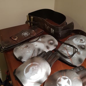 NCR Ranger Veteran Arm Armor Leather Gloves - Etsy