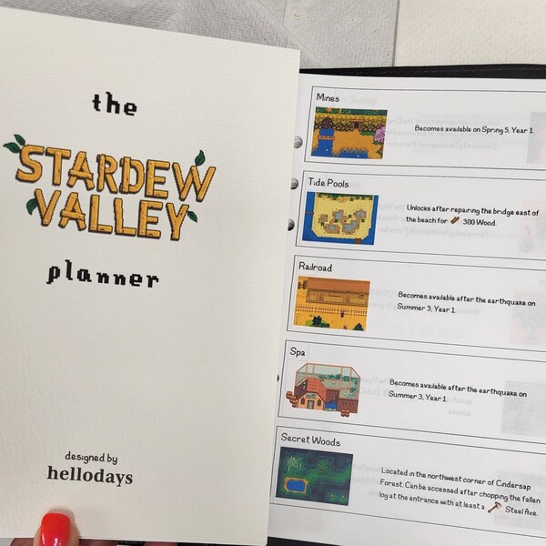320 PAGES Updated to 1.6 Stardew Valley Planner / Game Guide PDF Letter ...
