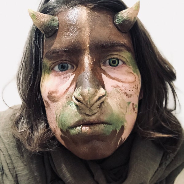 Vampire/orc/alien Creature Silicone Prosthetic Nose, SFX Makeup - Etsy