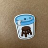 Small Stool Sample Funny Vinyl Waterproof Sticker for Lab Scientists ...