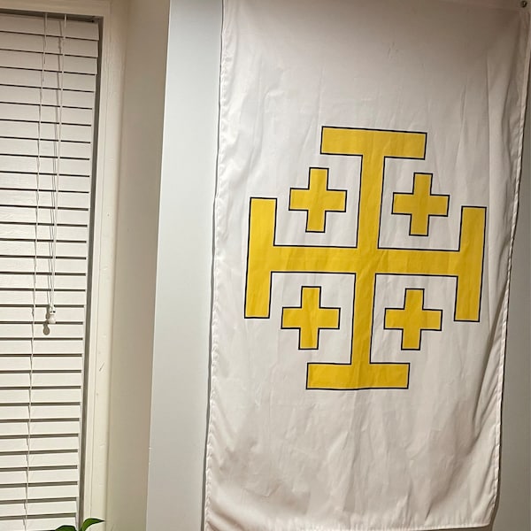 Order of Saint Lazarus Flag: Leper Brothers of Jerusalem, 100% ...
