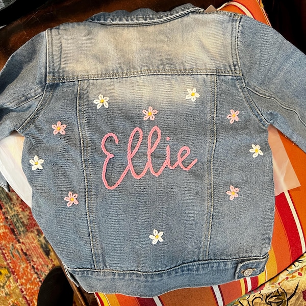 Personalized Baby Denim Jacket – Custom Toddler Name Jacket, Perfect ...