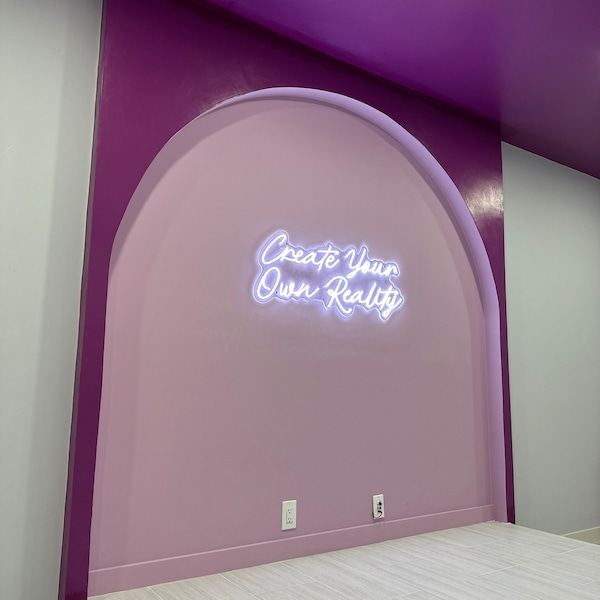 Create Your Own Reality Neon Sign ,custom Neon Signs for Home - Etsy