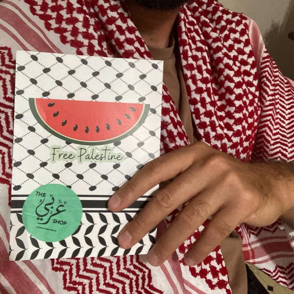 Original Palestinian Keffiyeh | Jordanian Hatta | Black and White ...